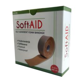 Rocare Soft-aid kleefverband 3cm x 4m - Arrancar